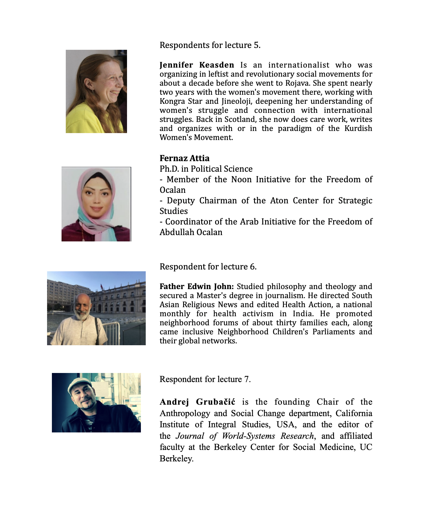 SSDS – Rojava – Resistance, Resilience, and Renewal – Global University ...